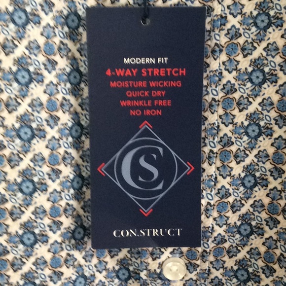 Con.Struct | Shirts | Mens 4way Stretch Modern Fit Shirt | Poshmark